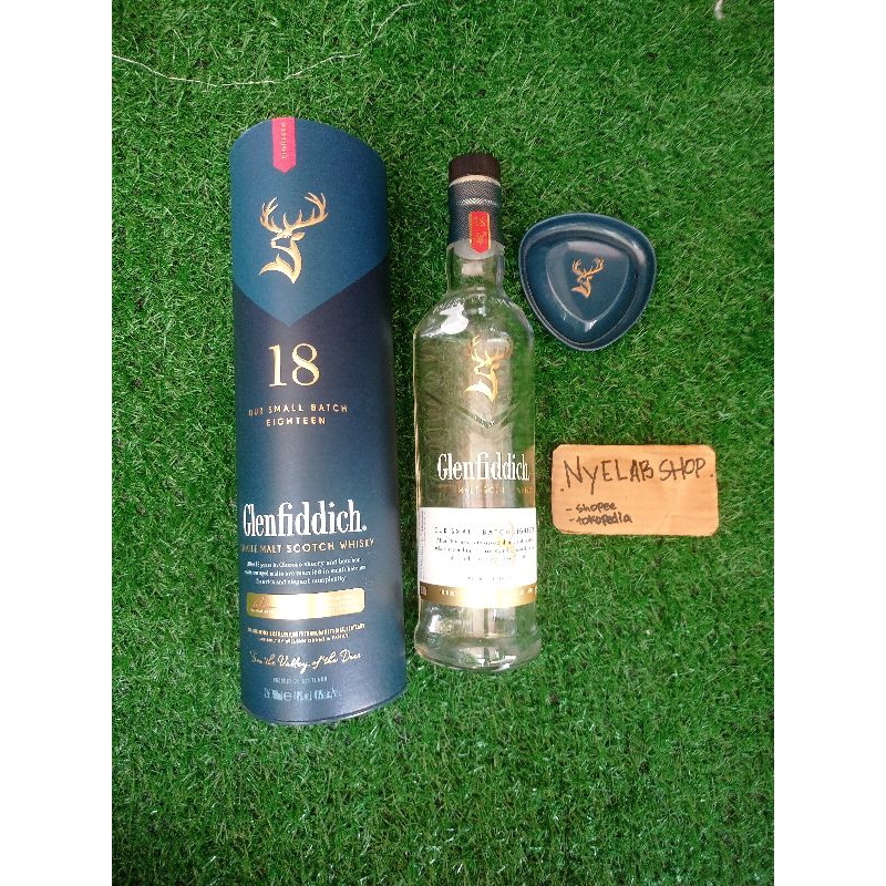 Jual botol whiskey bekas glenfidich 18 isi kosong lengkap dengan box ...