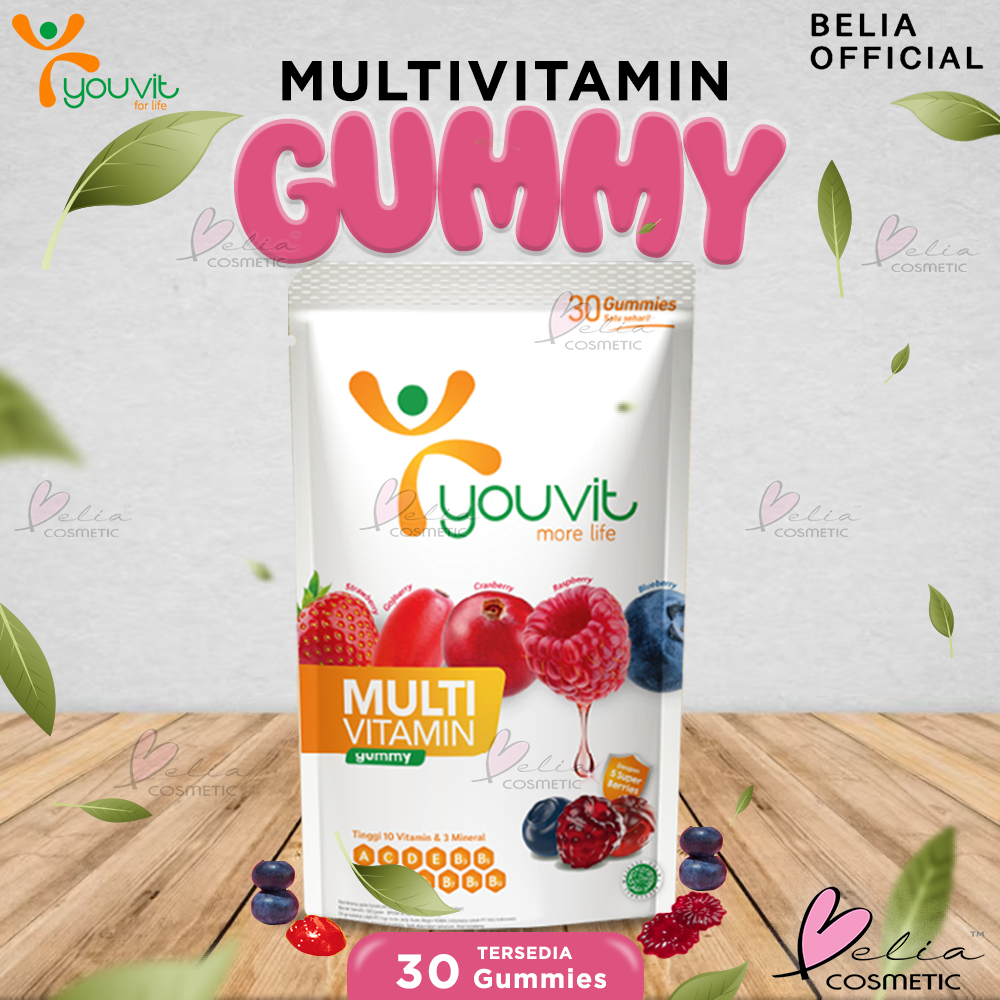Jual BELIA YOUVIT More Life Gummy 30 Gummies Series | Multivitamin Gummy | Beauti+ Gummy | Acno ...