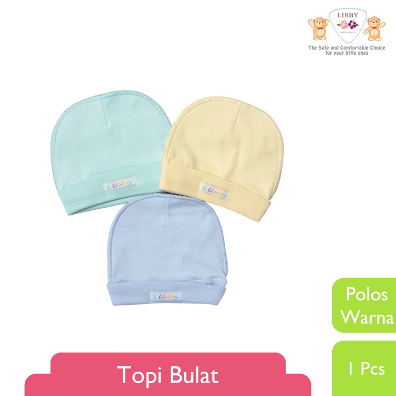 Jual Libby Topi Bulat Newborn Topi Bayi | Shopee Indonesia