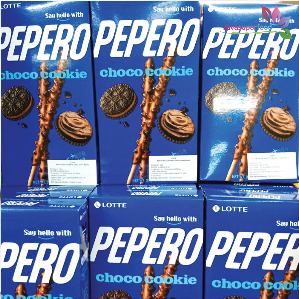 Jual Lotte Choco Cookie Pepero 32g/Biskuit Coklat Rasa Coklat Cookies ...