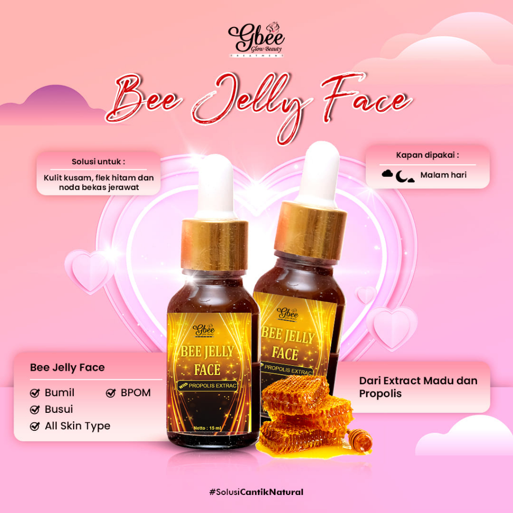 Jual Gbee Glow Beauty Bee Jelly Face Serum 15ml / Serum Mencerahkan ...