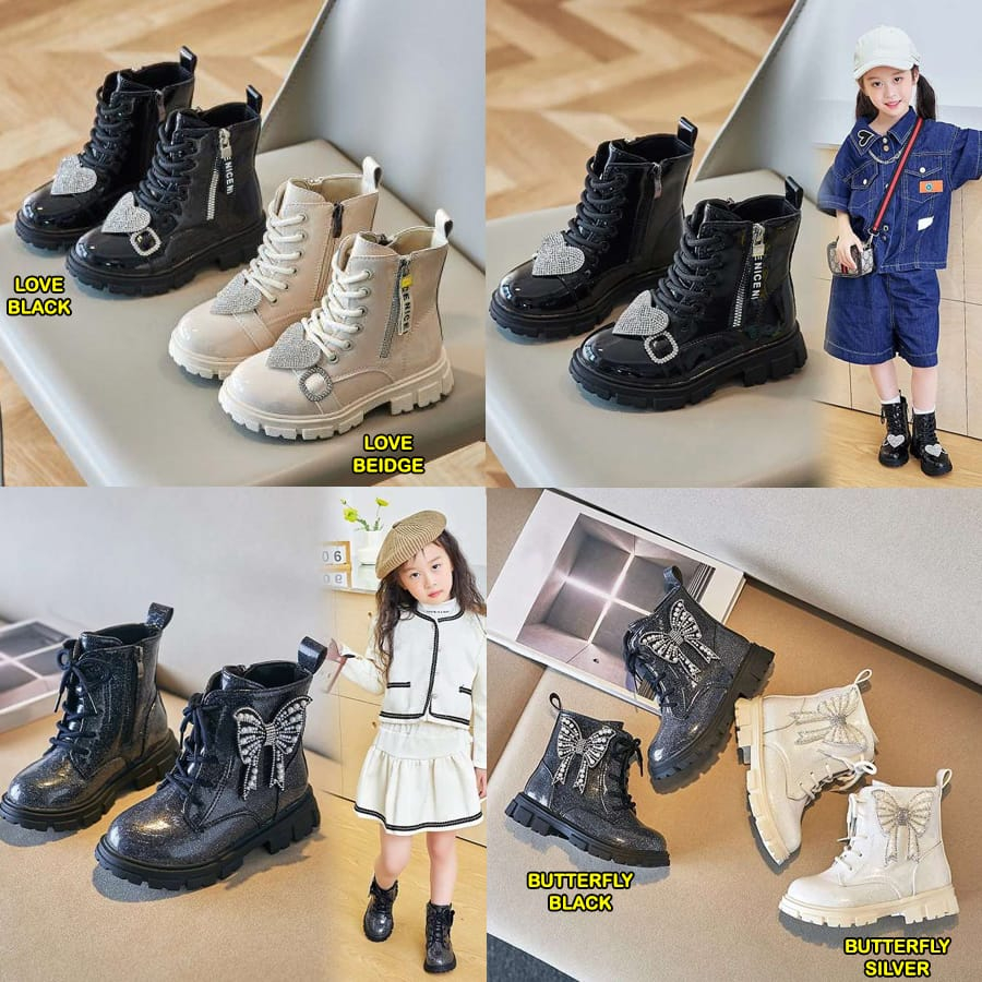 Jual Sepatu Boot Anak Perempuan SUPER MODELING | Shopee Indonesia