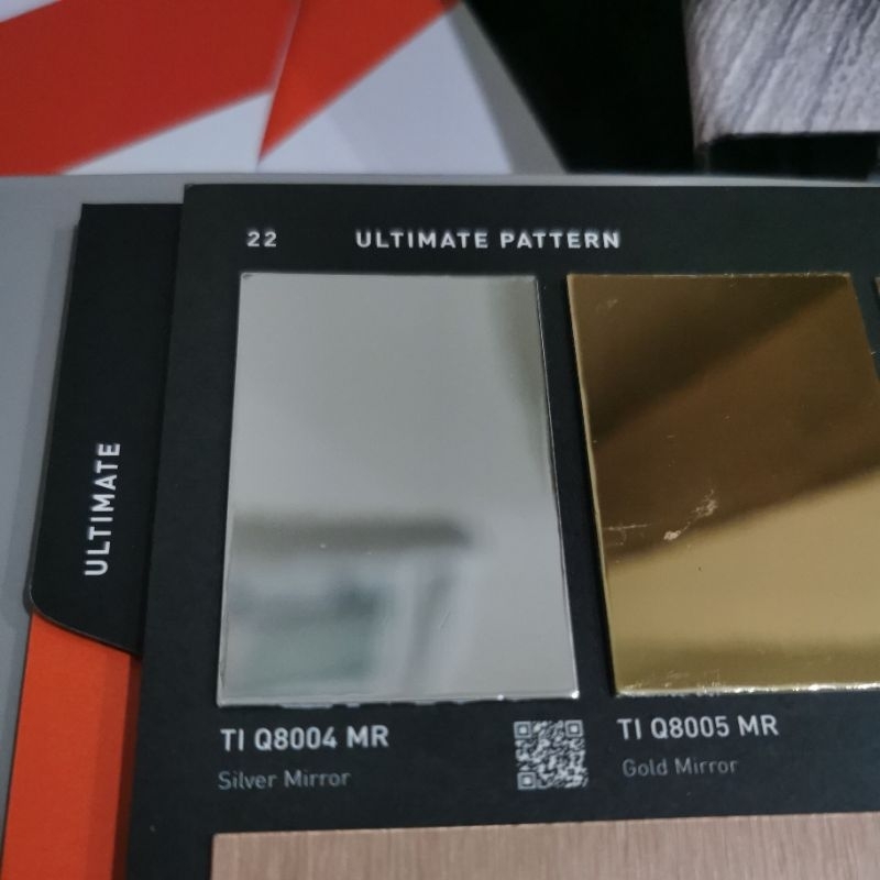 Jual HPL TACO TIERO TIPE Q8004MR SILVER MIRROR Q8005 MR GOLD MIRROR ...