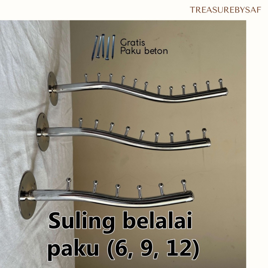 Jual SAF Hanger Suling Tembok Besi 6,9,12 Titik / Hanger Paku Belalai ...