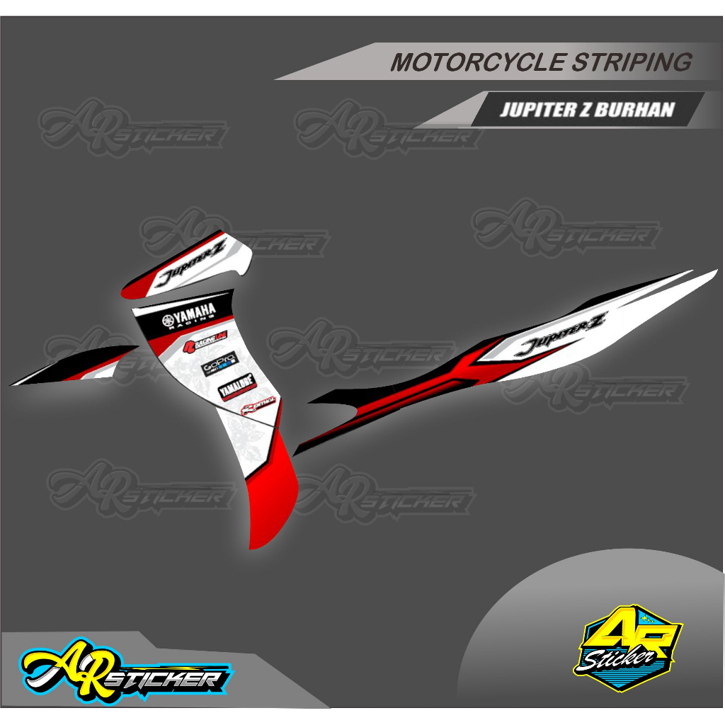Jual Striping Jupiter z Burhan / Stiker Jupiter Z / Striping Jupiter ...