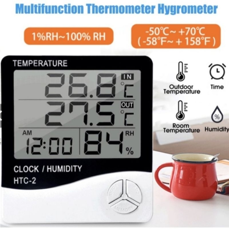 Jual THERMOMETER HYGROMETER PLUS SERTIFIKAT KALIBRASI KAN | Shopee ...