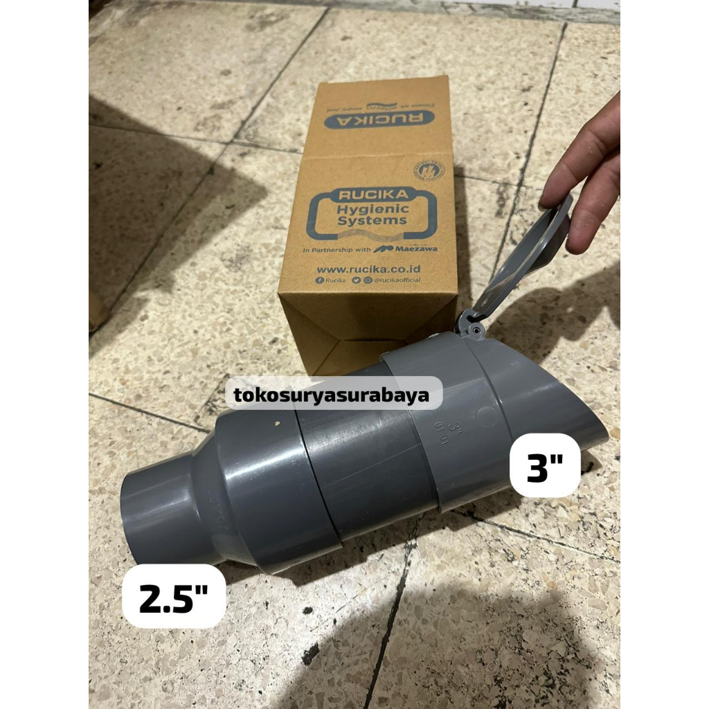 Jual Back flow 2,5" Backflow 21/2” inch Rucika - SOLUSI BANJIR 21/2 ...