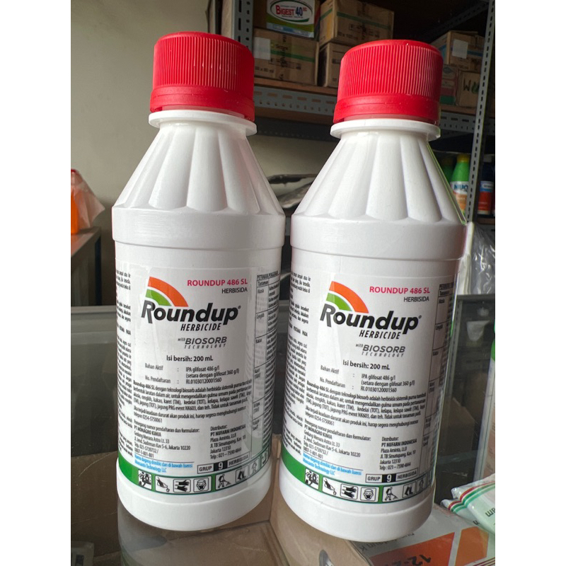 Jual Herbisida Racun Rumput ROUNDUP BIOSORB 486SL 200ml | Shopee Indonesia