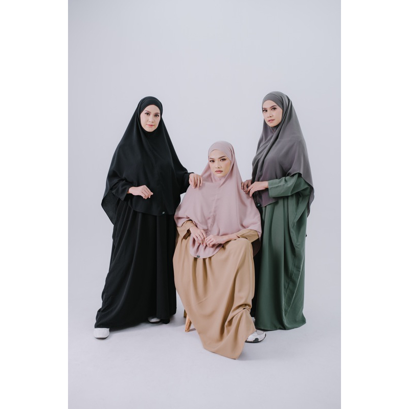 Jual Set Khimar Bandana & Abaya | Shopee Indonesia