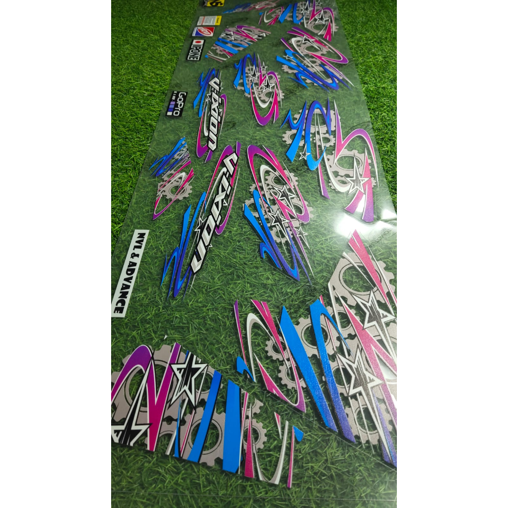 Jual STRIPING VIXION STICKER VARIASI NVL ADVANCE TRANSFARAN | Shopee ...