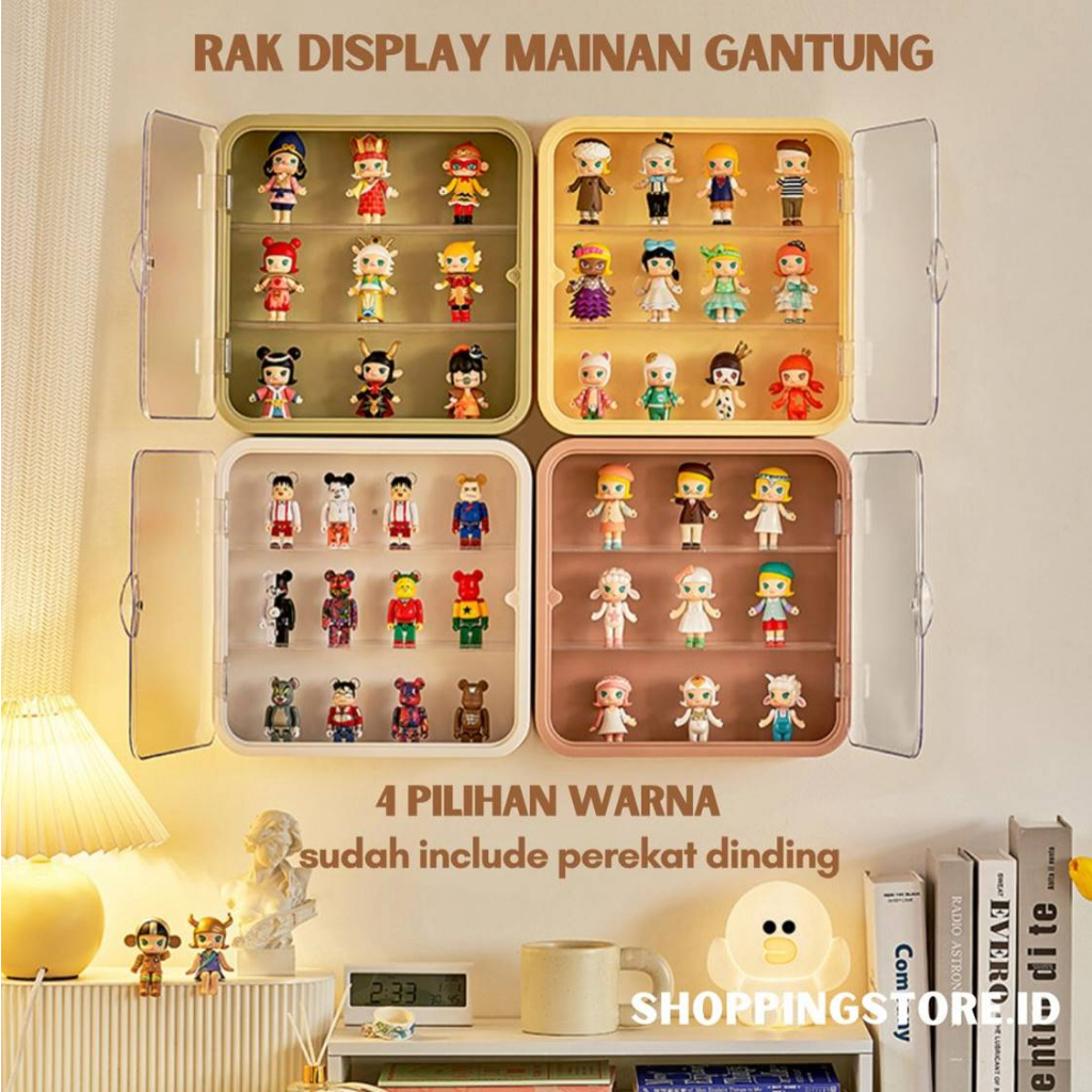 Jual Rak Display Mainan Gantung Rak Pajangan Kotak Hotwheels Box Action ...