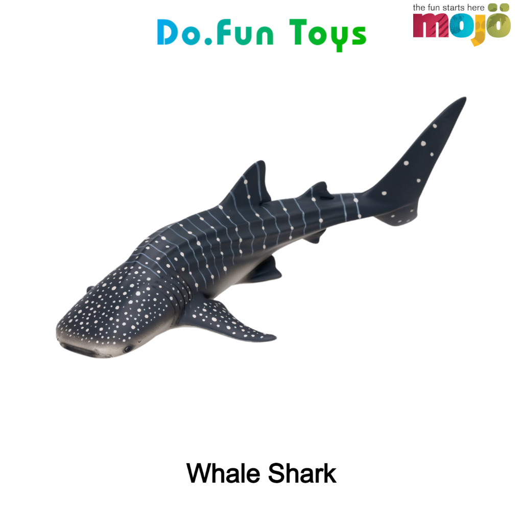 Jual MOJO Animal Figurine | WHALE SHARK / Mainan Miniatur Binatang Hiu ...