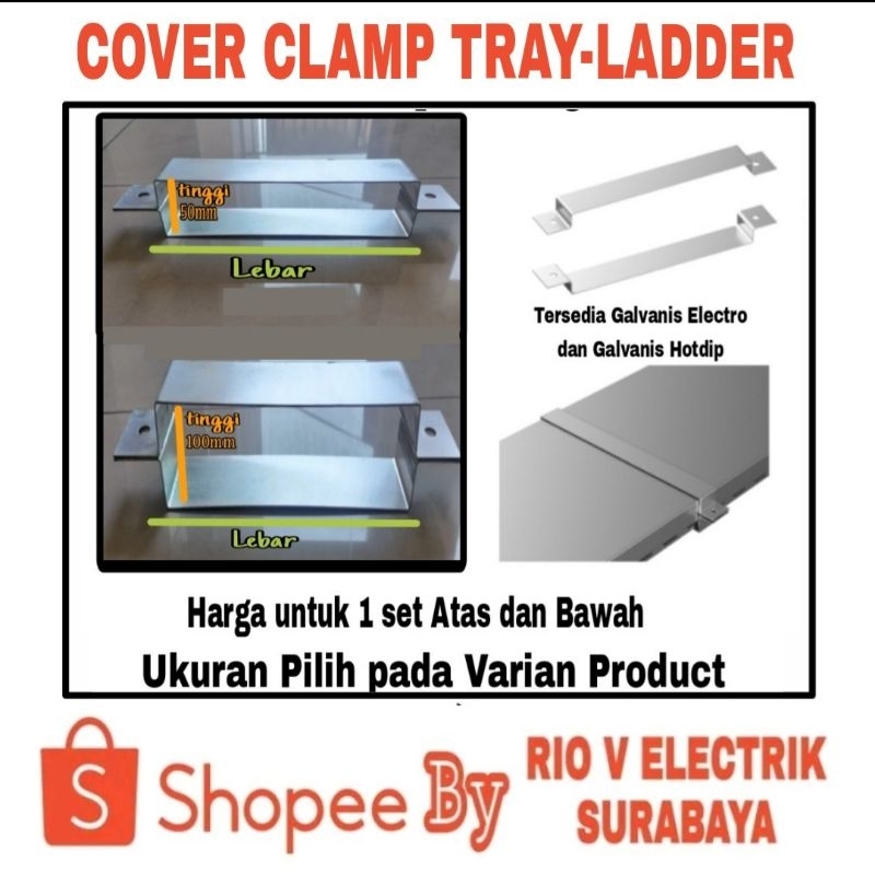 Jual COVER CLAMP OCP 100x100 150x100 200x100 300x100 400x100 CLEMP ...