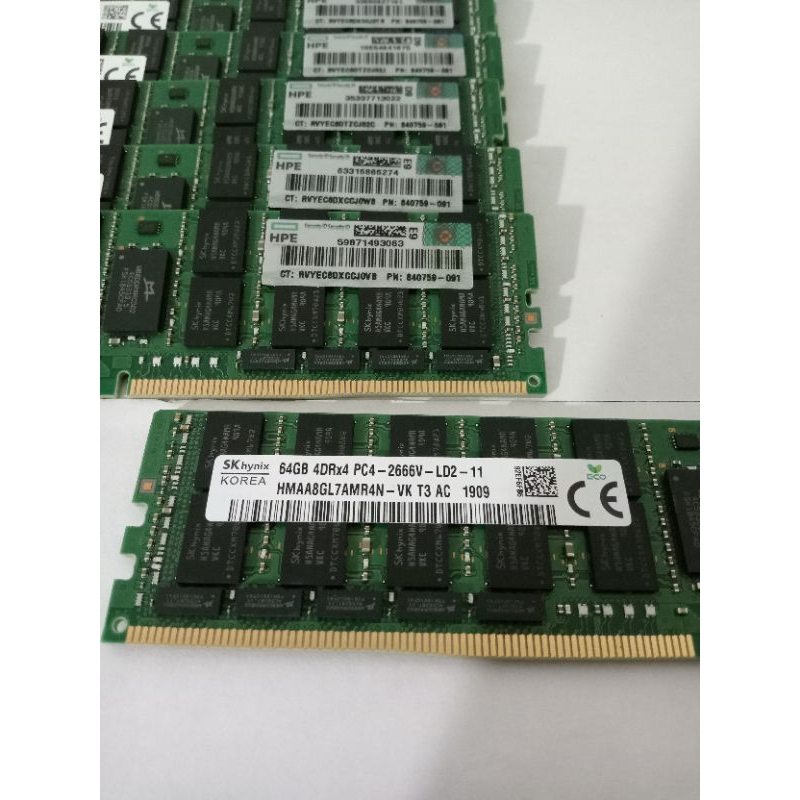 Jual HPE Ram Sever Smart Memory 64GB DRX4 PC4-2666V | Shopee Indonesia