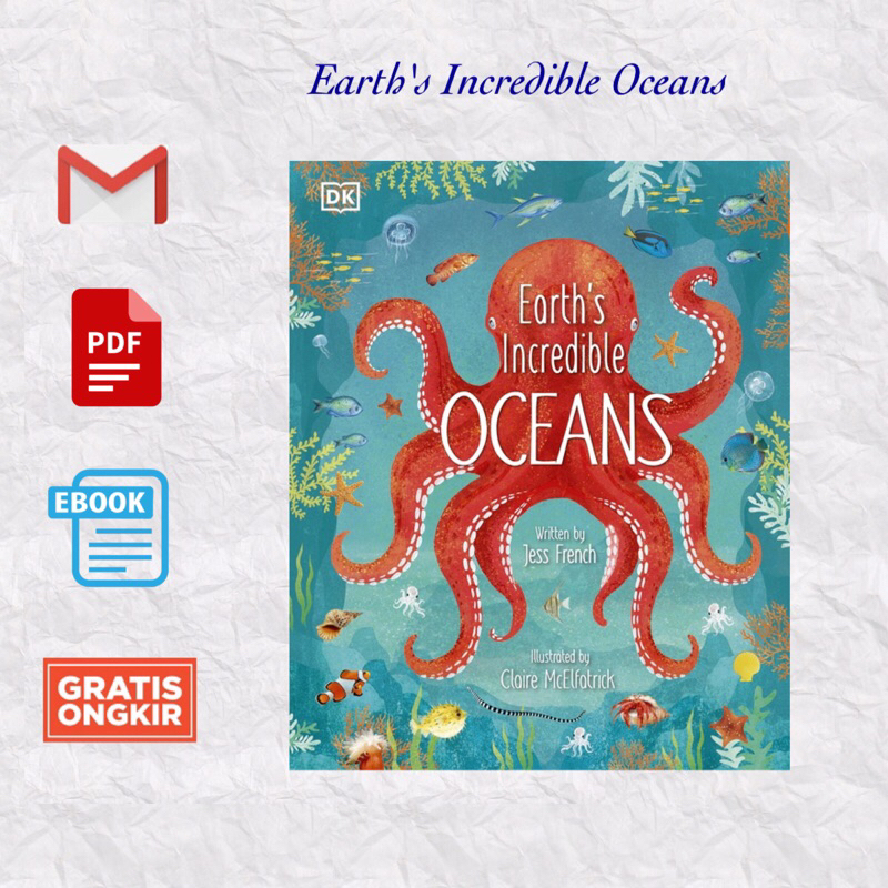 Jual Earth's Incredible Oceans Bahasa Inggris - Jess French - DK ...