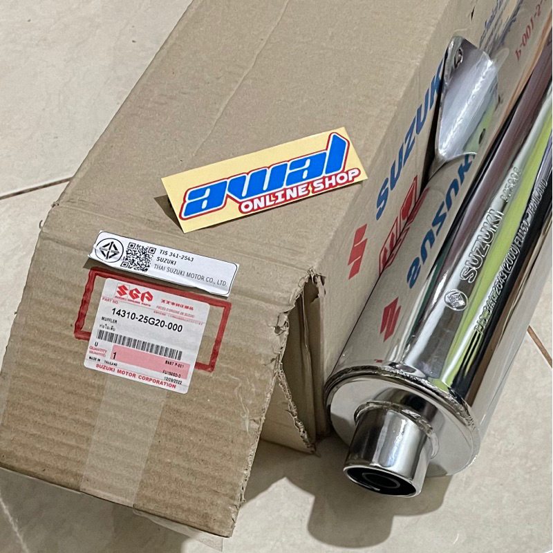 Jual Silincer Satria Fu Cbu (Thailand) Original Suzuki | Shopee Indonesia