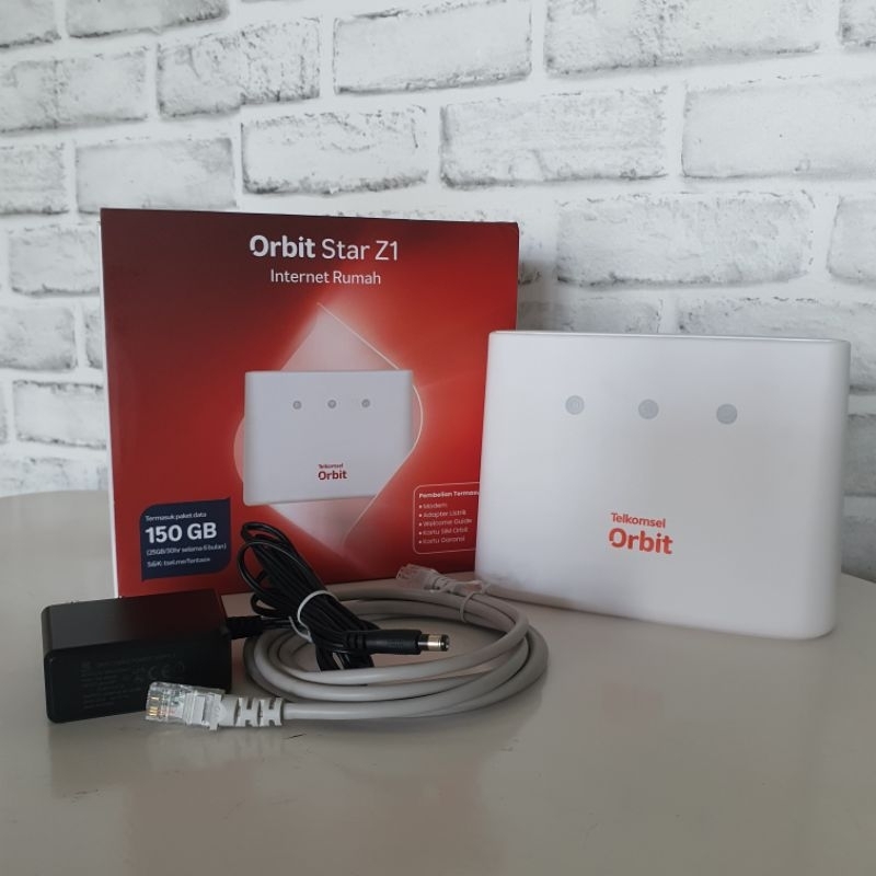 Jual Modem Wifi Mifi Telkomsel Orbit Star Z1 Router ZTE MF293N GSM 4G ...