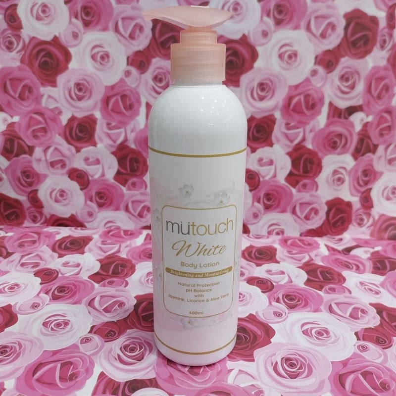Jual MUTOUCH WHITE Body Lotion Jasmine,Licorice,Aloevera 400ml | Shopee ...