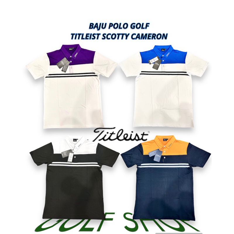 Jual Kaos Polo Shirt Golf Titleist Baju Golf Baju Olahraga Outdoor ...
