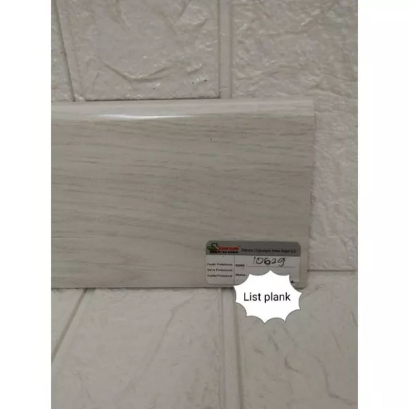 Jual plin PVC / plint pvc / list plank pvc isi 2.4 meter | Shopee Indonesia