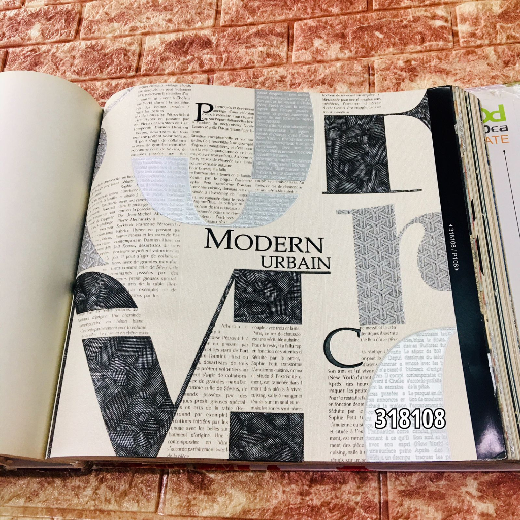 Jual WALLPAPER DINDING MOTIF KORAN MODERN PRIVATE | Shopee Indonesia