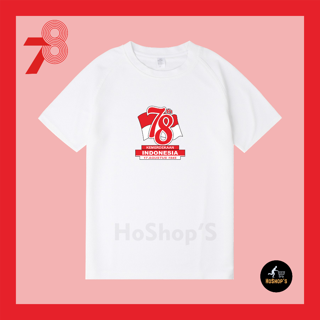 Jual KAOS KEMERDEKAAN HUT RI 78 / KAOS 17 AGUSTUS / KAOS HUT RI | Shopee Indonesia