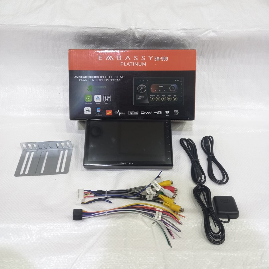 Jual Head Unit Android Embassy Platinum 7 inch Ram 2/32GB Android OS 12 ...