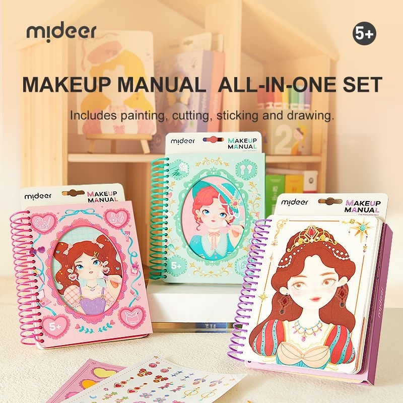 Jual Mideer makeup make up manual activity book | Shopee Indonesia