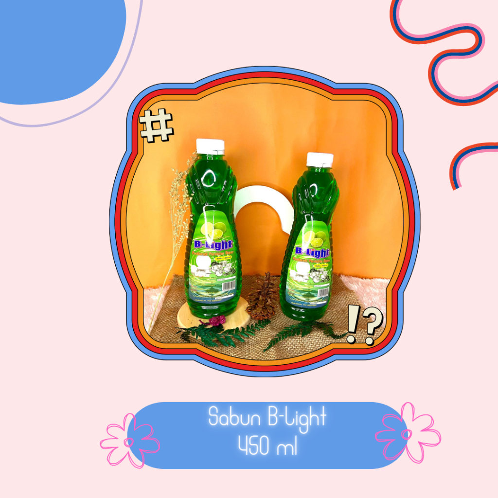 Jual Sabun cuci piring / Sabun B-Light 450ml plu Packing BUBBLE ...