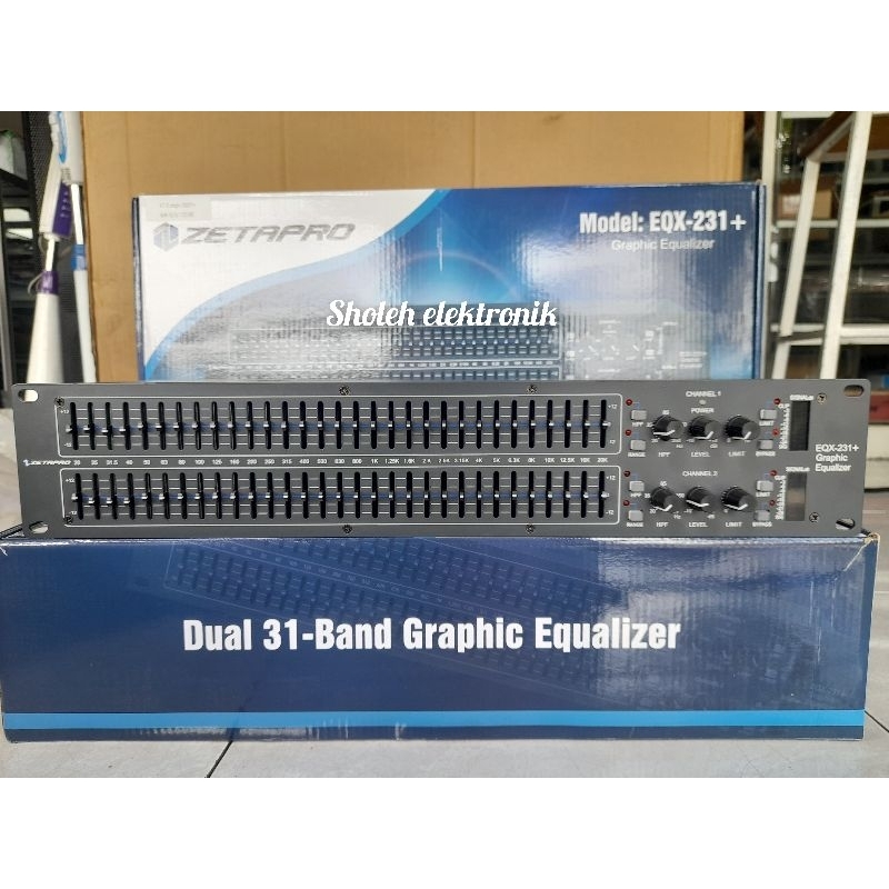 Jual Equalizer Zetapro EQX 231+ eq zetapro 231+ EQ zetapro 231+ plus subwoofer ORIGINAL | Shopee ...