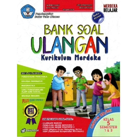 Jual Bank Soal Ulangan SD Kelas 1, 2, 3, 4, 5 & 6 (Kurikulum Merdeka ...