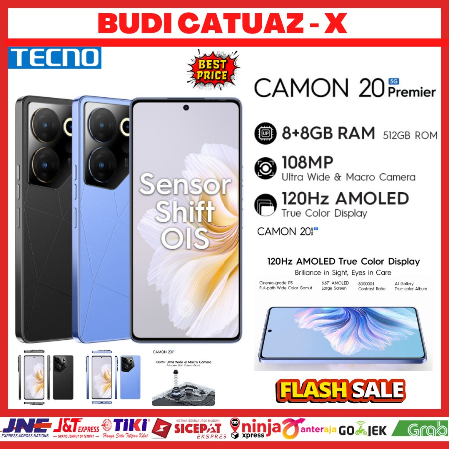 Jual TECNO CAMON 20 PRIMER 5G -NFC- RAM 8+8GB - 512GB GARANSI RESMI BY ...