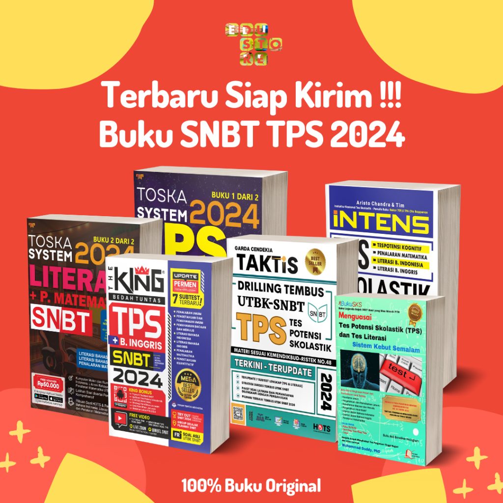 Jual Siap Kirim Buku Tps 2024 The King Bedah Soal And Materi Tps