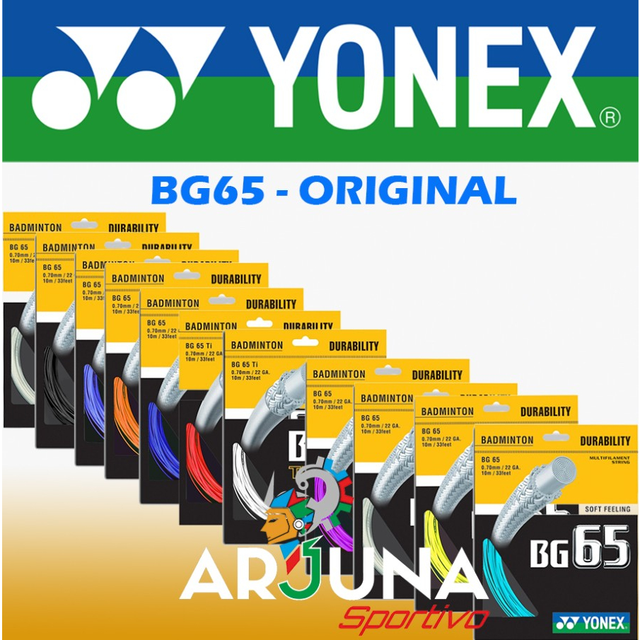Jual YONEX BADMINTON STRING | BG65 | SENAR RAKET BG 65 ORIGINAL ...