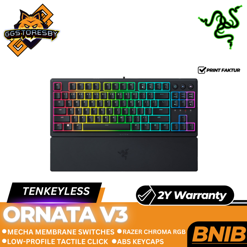 Jual Razer Ornata V3 Tkl Gaming Keyboard | Shopee Indonesia