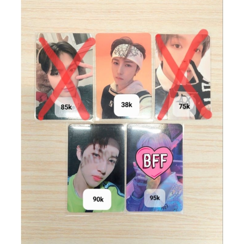 Jual Photocard PC Jeno Pink Christmas V Sign Alis, Renjun SMini Candy ...