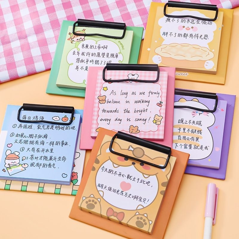 Jual PAPAN STICKY NOTE LUCU AESTHETIC MEMO BOARD CLIP ANIMAL 30 LEMBAR ...