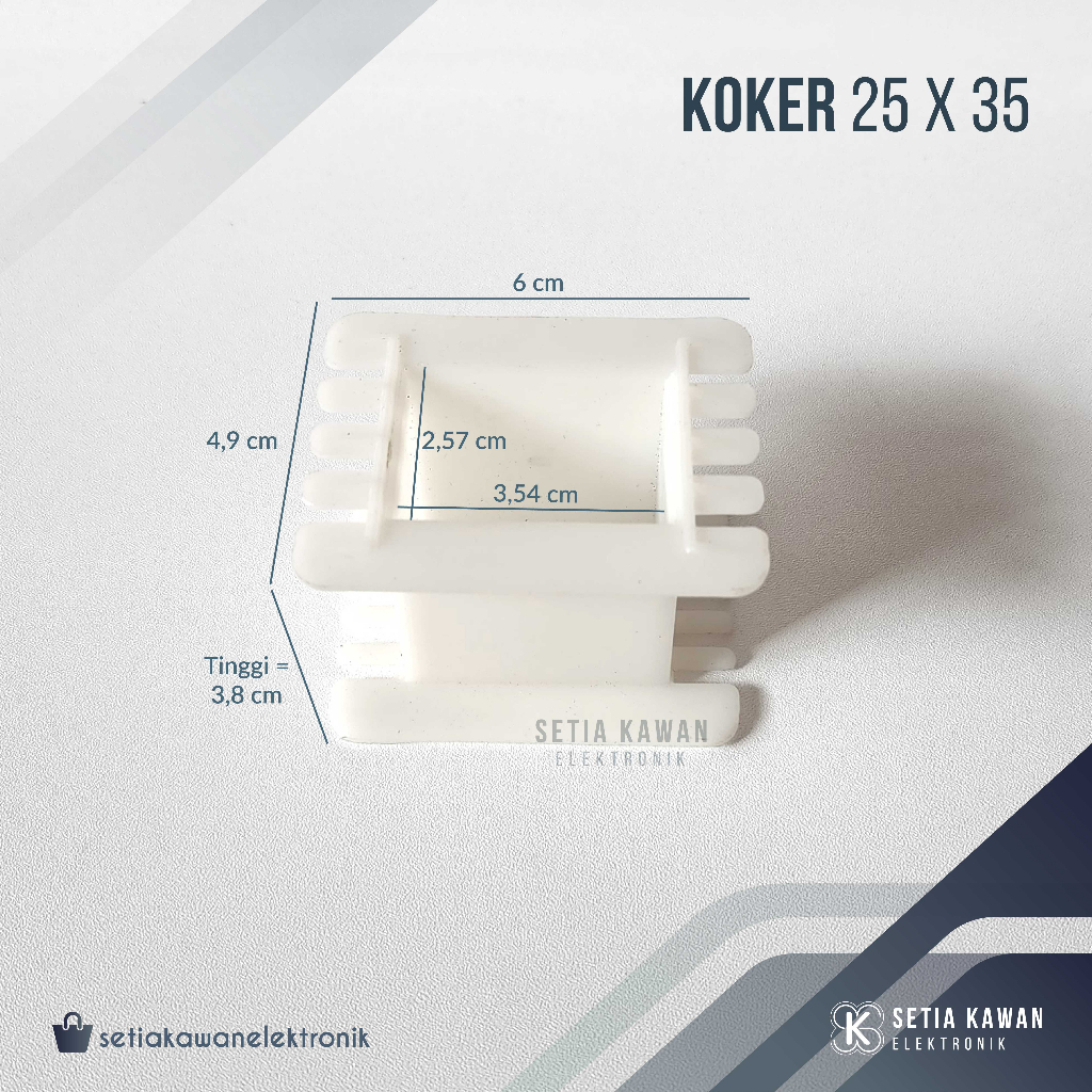 Jual Koker Trafo Kotak 25x35 / Bobin Bobbin Dudukan Besi Plat Keren ...