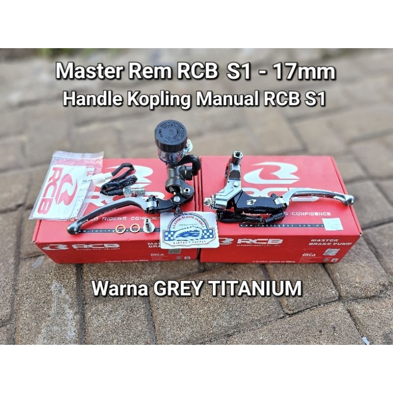 Jual Master Rem Kanan RCB Radial S1 17mm Set Handle Kopling Rem RCB S1 | Shopee Indonesia