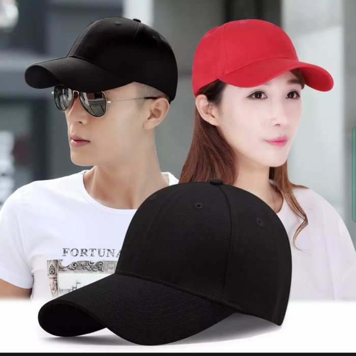 Jual TOPI BASEBALL POLOS PRIA WANITA TOPI POLOS KEREN DAN TRENDY ...