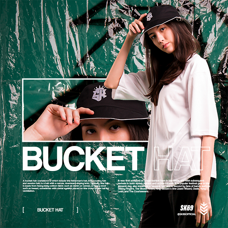 Jual SK69 Bucket Hat with Iron Ring | Shopee Indonesia