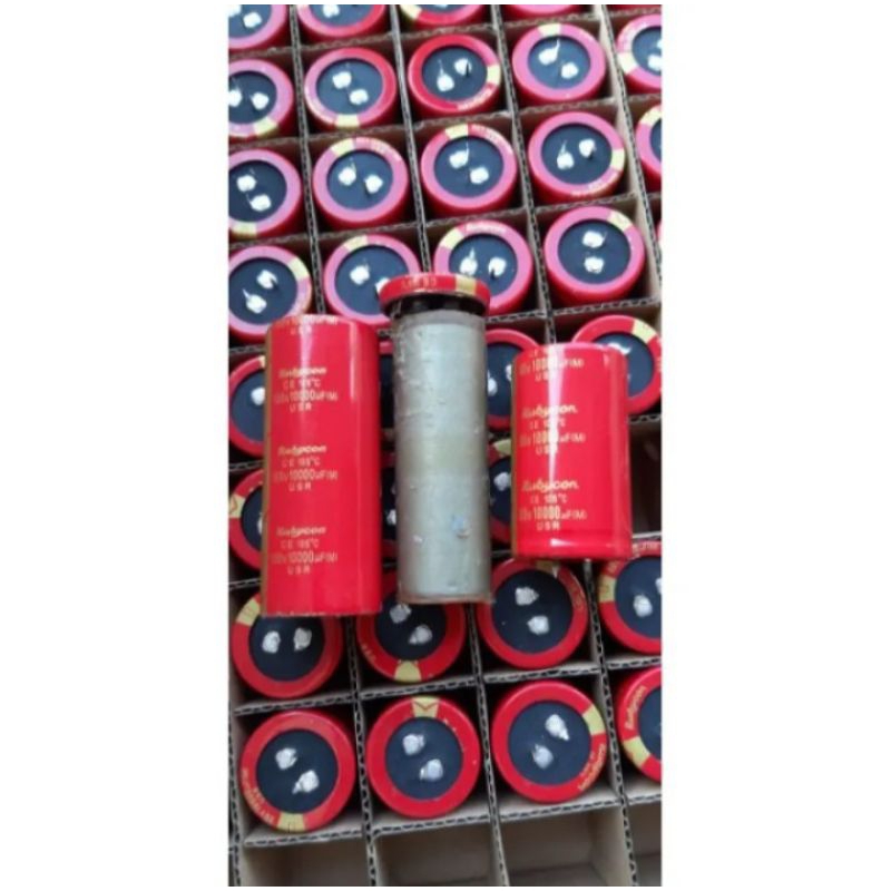 Jual Elco 10000uf 100v Rubycon Merah | Shopee Indonesia