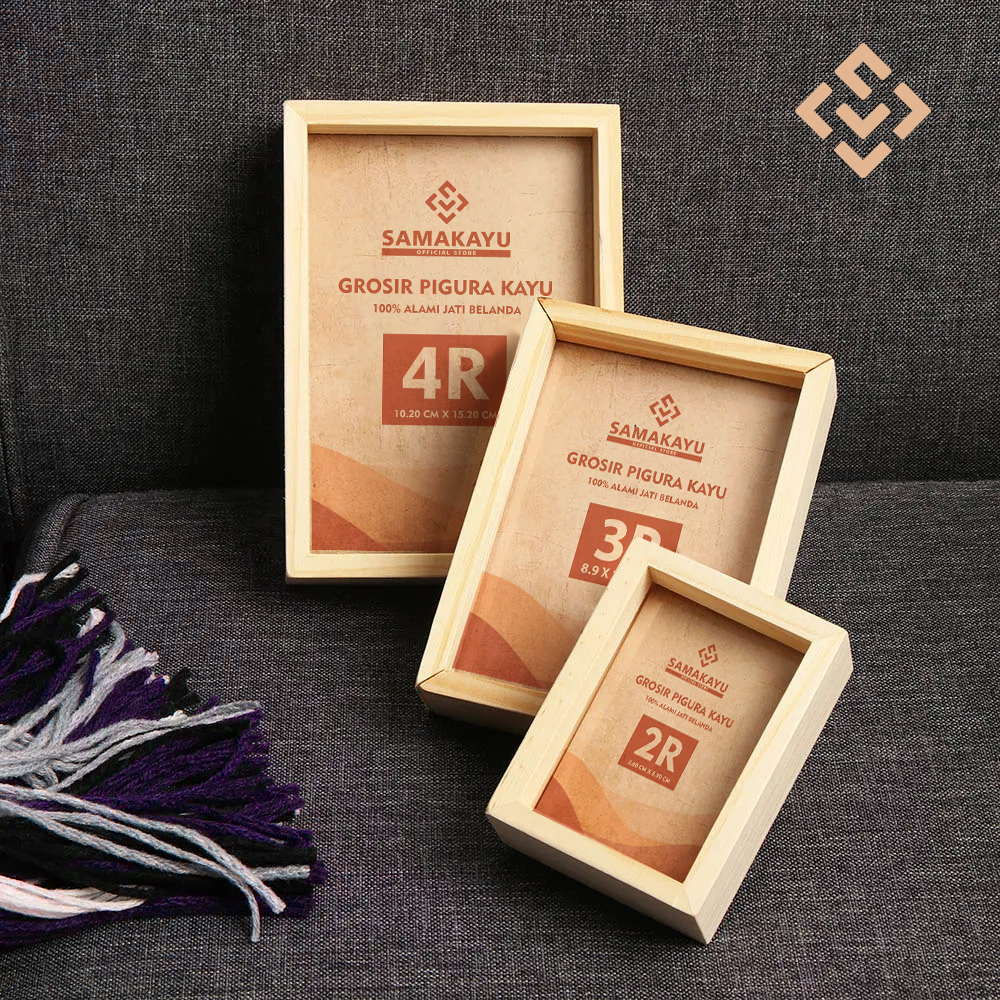 Jual Pigura Kayu Jati Belanda 3R Frame Foto Kayu Ukuran 3R | Shopee ...