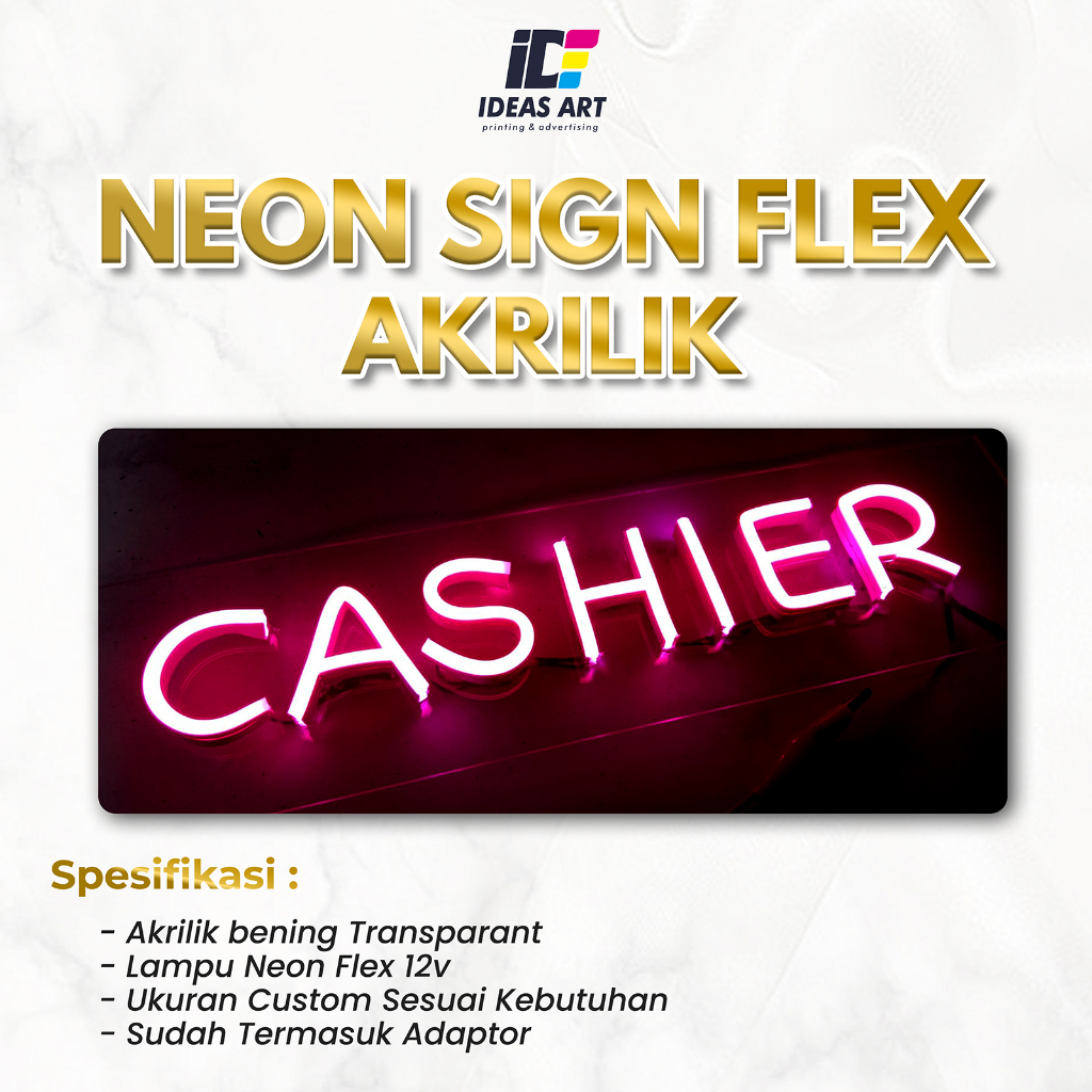 Jual Lampu Meja Neon Flex Custom | Neon Sign Custom | Shopee Indonesia