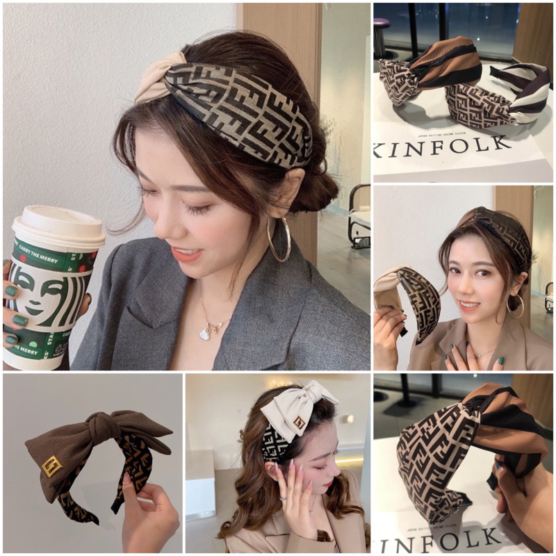 Jual bando 157 Women Girls Cross Bee Hairband Hair Band Female Sweet ...