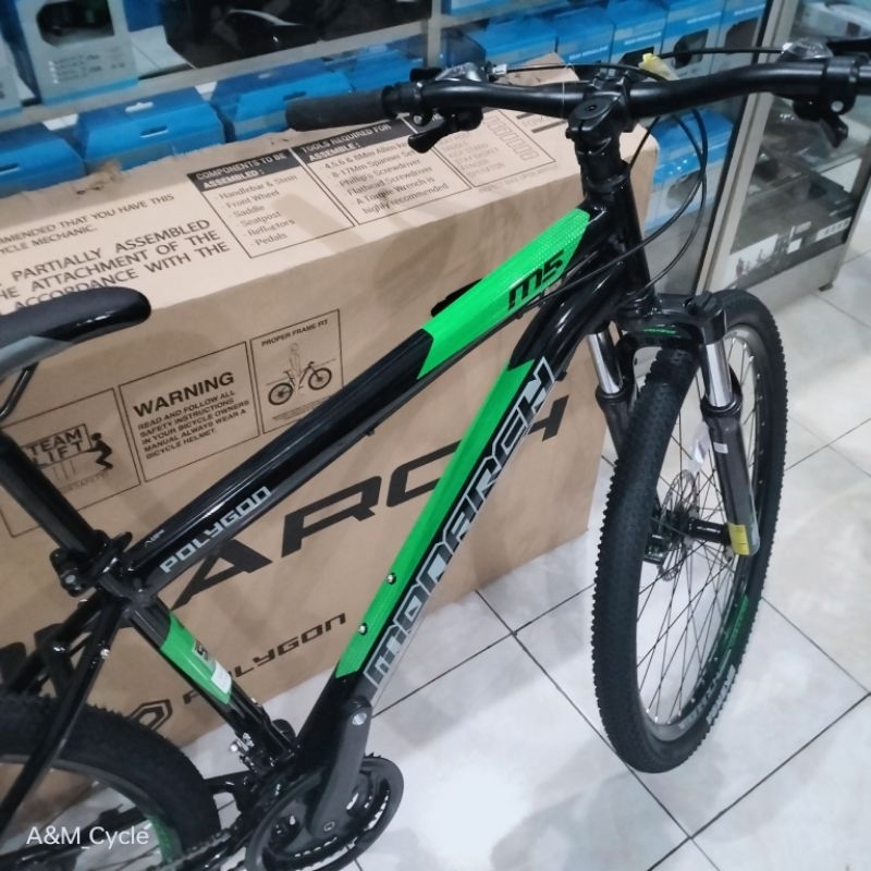 Jual Sepeda gunung Polygon Monarch M5 26 inchi black 2023 3×7 speed ...