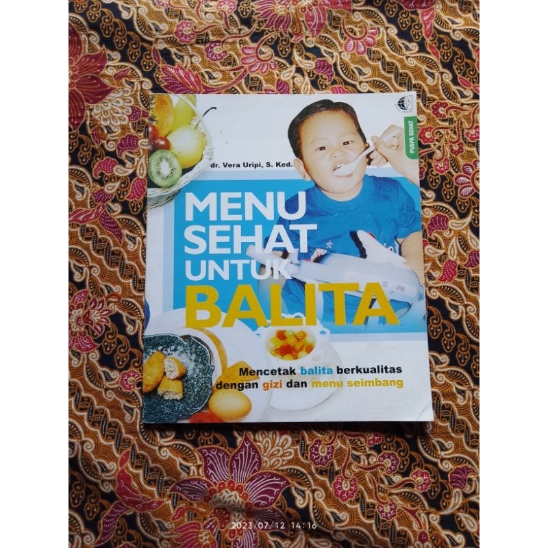 Jual Buku Resep Masakan MENU SEHAT untuk BALITA Mencetak Balita ...