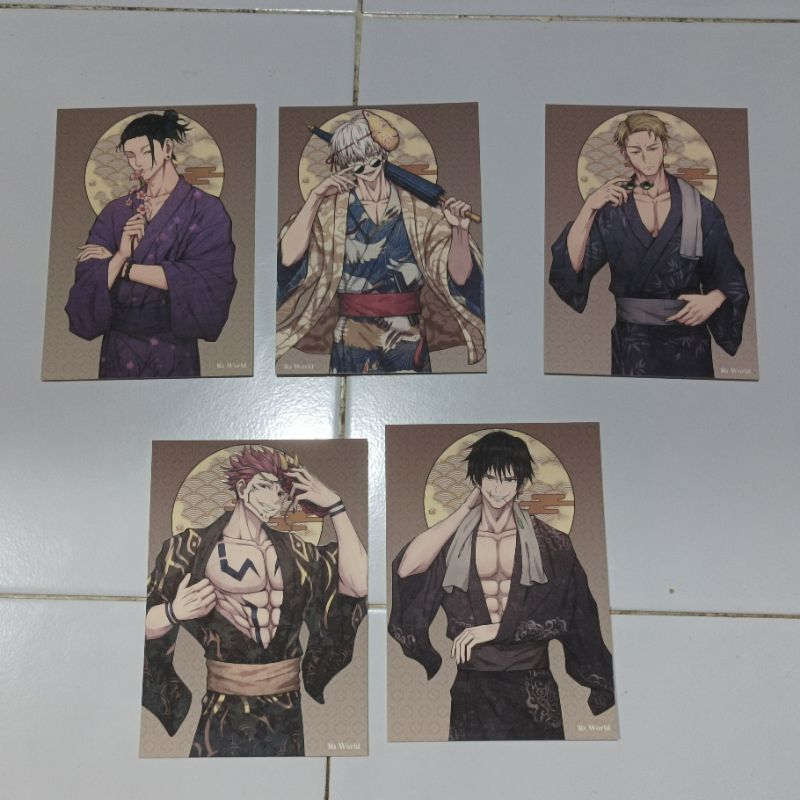Jual postcard posca pc jujutsu kaisen jjk china by rs world | Shopee ...