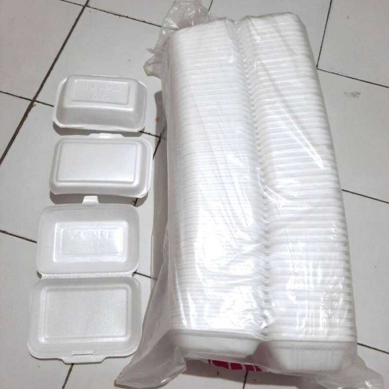 Jual Styrofoam kotak panjang/ sterafoam Bubur / Mie ayam / Foam kotak ...