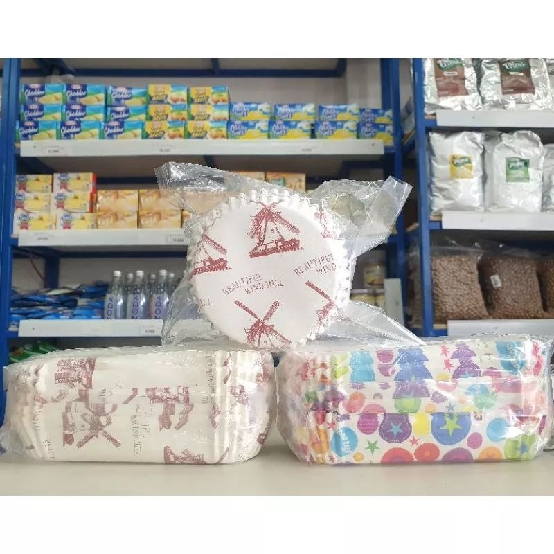 Jual Paper Cup Roti Bulat & Oval/Kertas Roti Bakar/Round Cup Cake/Oval ...